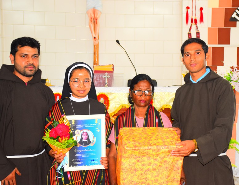 TEMPORARY PROFESSION THANKSGIVING MASS OF SR MAYA LILY AYE, UFS IN ST ...